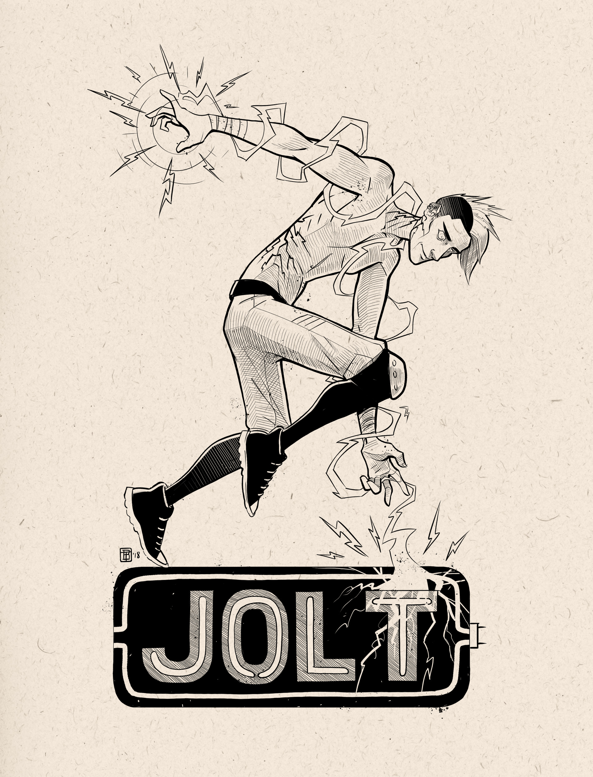 ArtStation - Inktober Day 30: Jolt