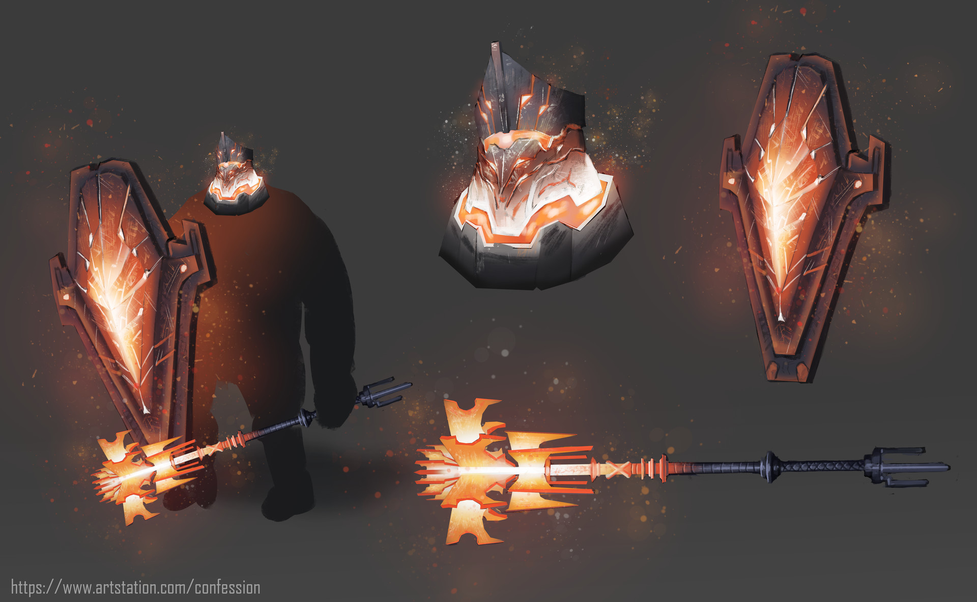 ArtStation - gleaming hot armor, Jonas Müller