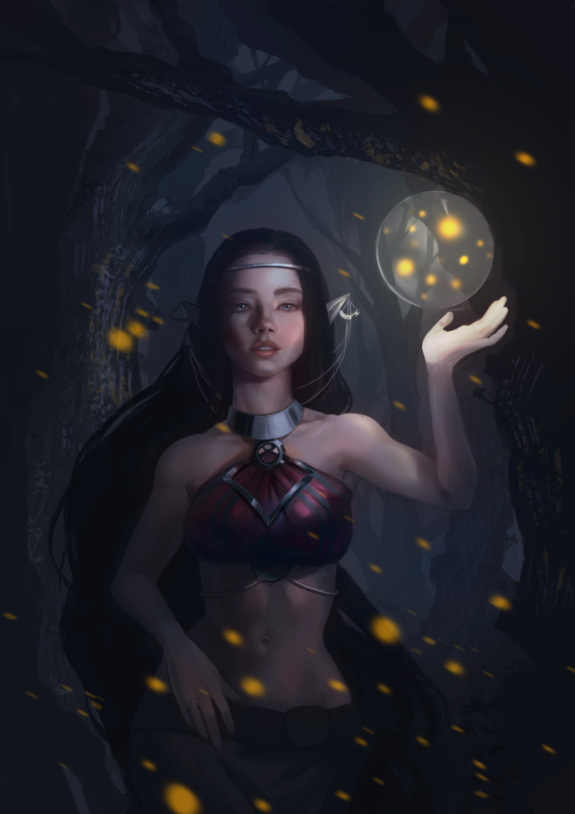 ArtStation - Firefly forest