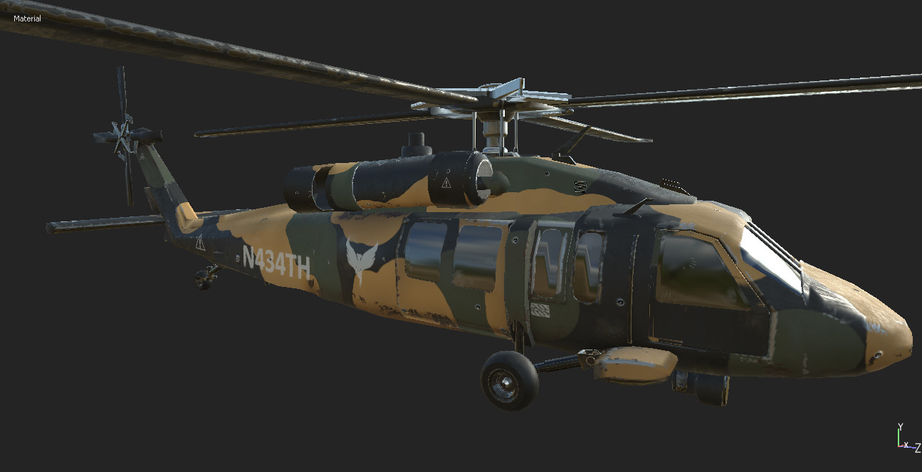 ArtStation - Helicopter Texturing