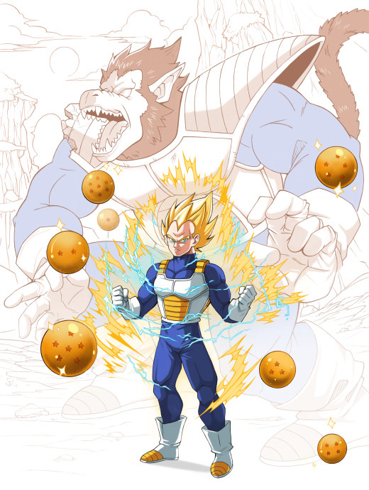 ArtStation - Vegeta!