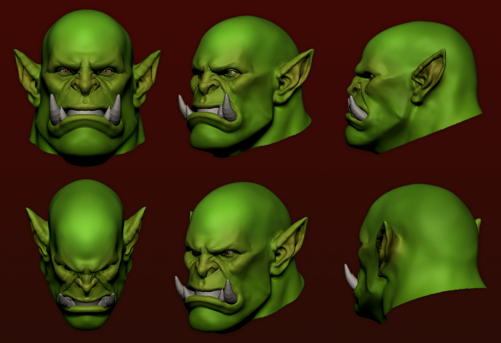 Orc Face Wow