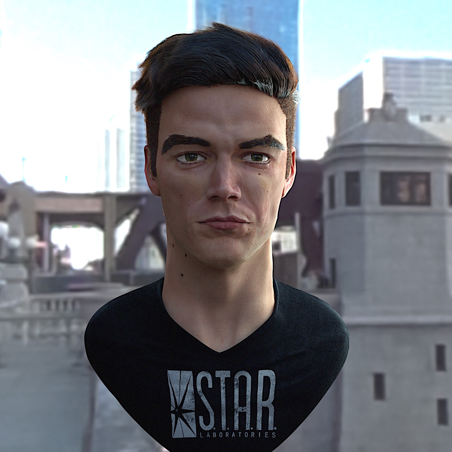 ArtStation - Updated Grant Gustin as the Flash.. season 5