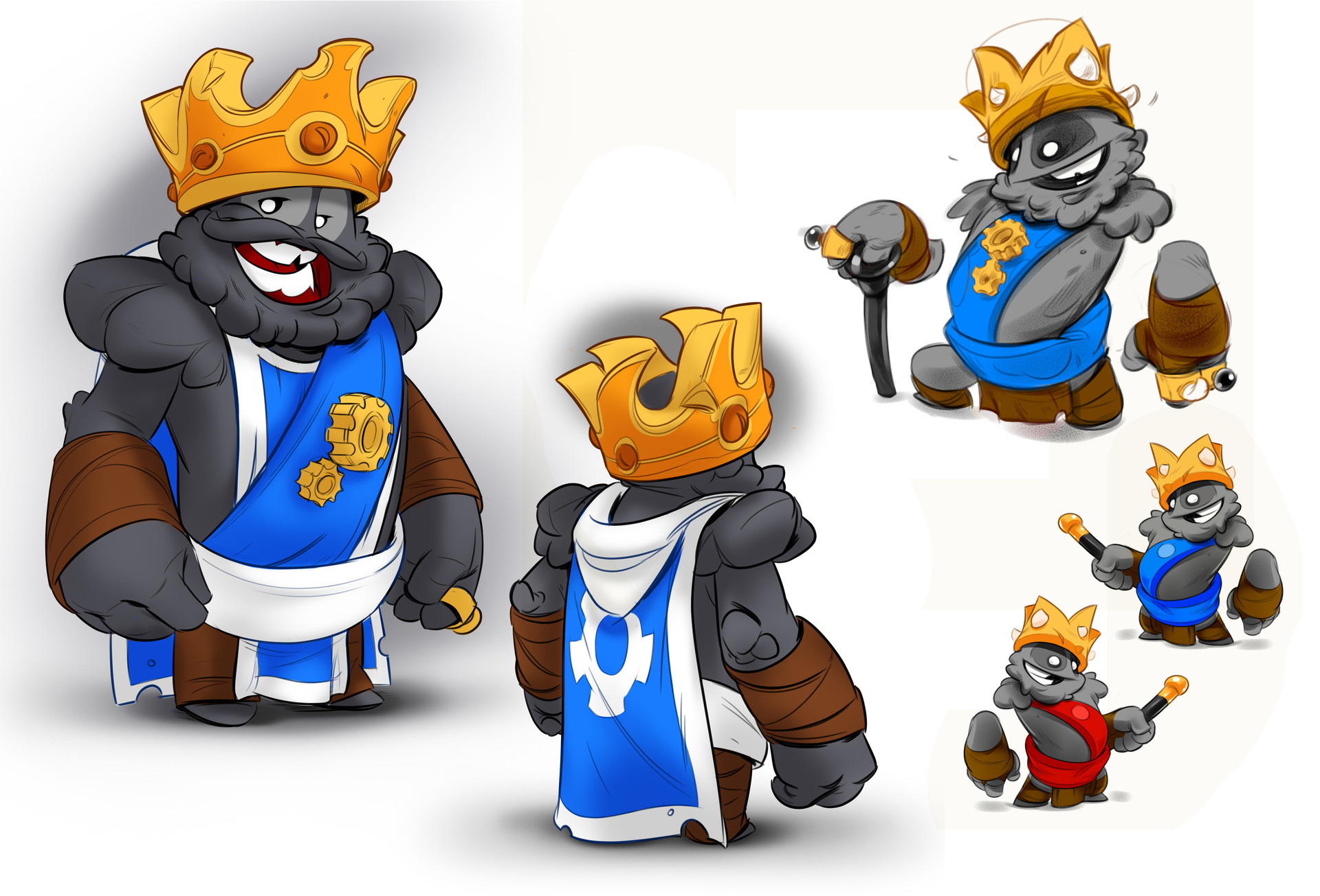 ArtStation - Badland Brawl King character