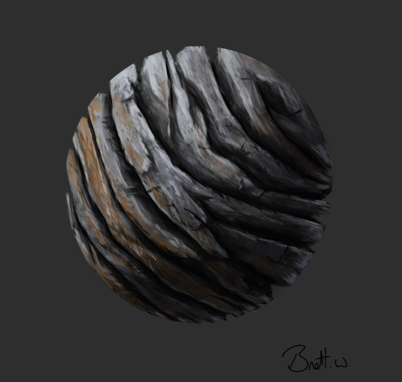 ArtStation - Tree Bark Material Study