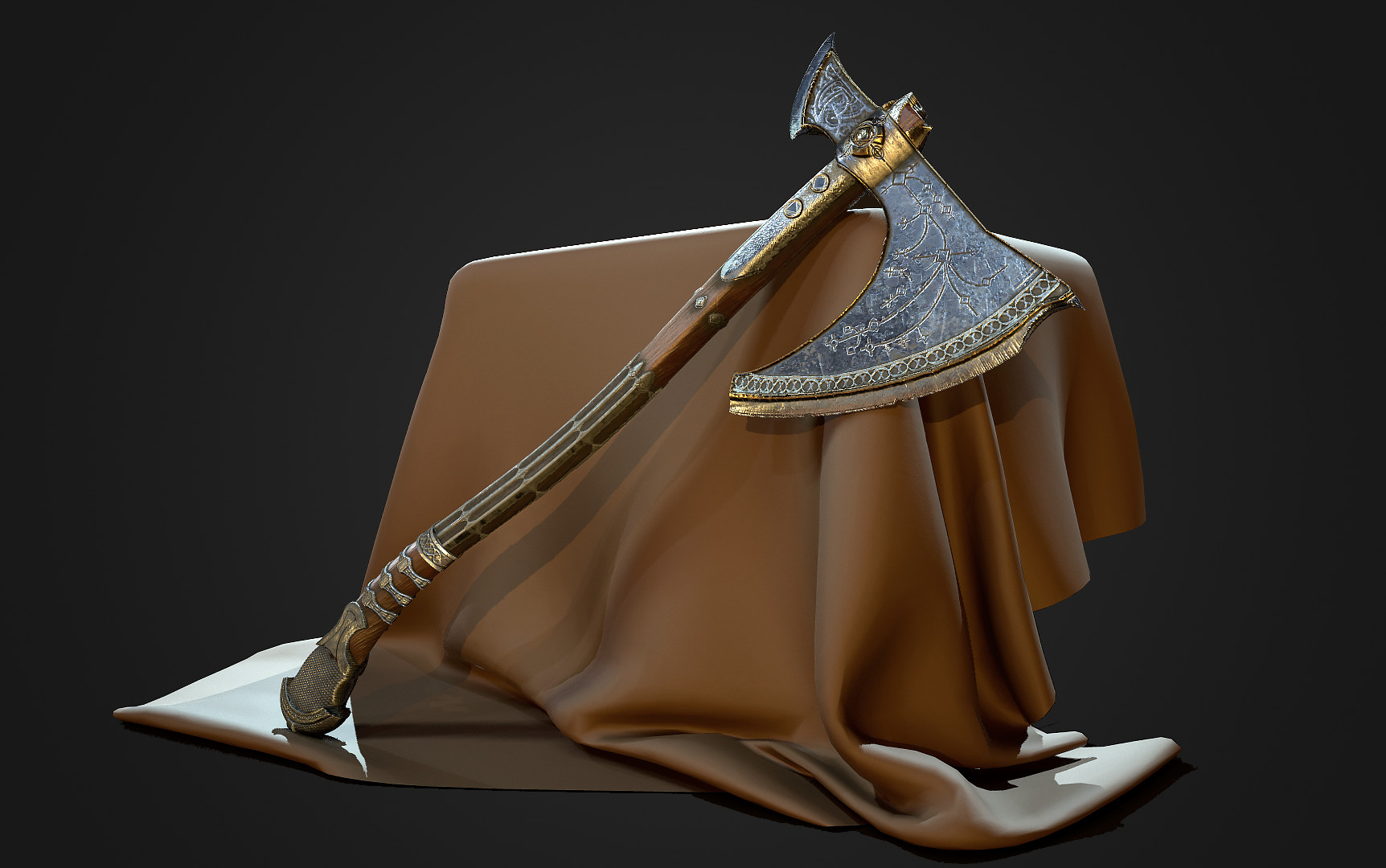 Simon Verstraete - God of war Axe (Fan art)