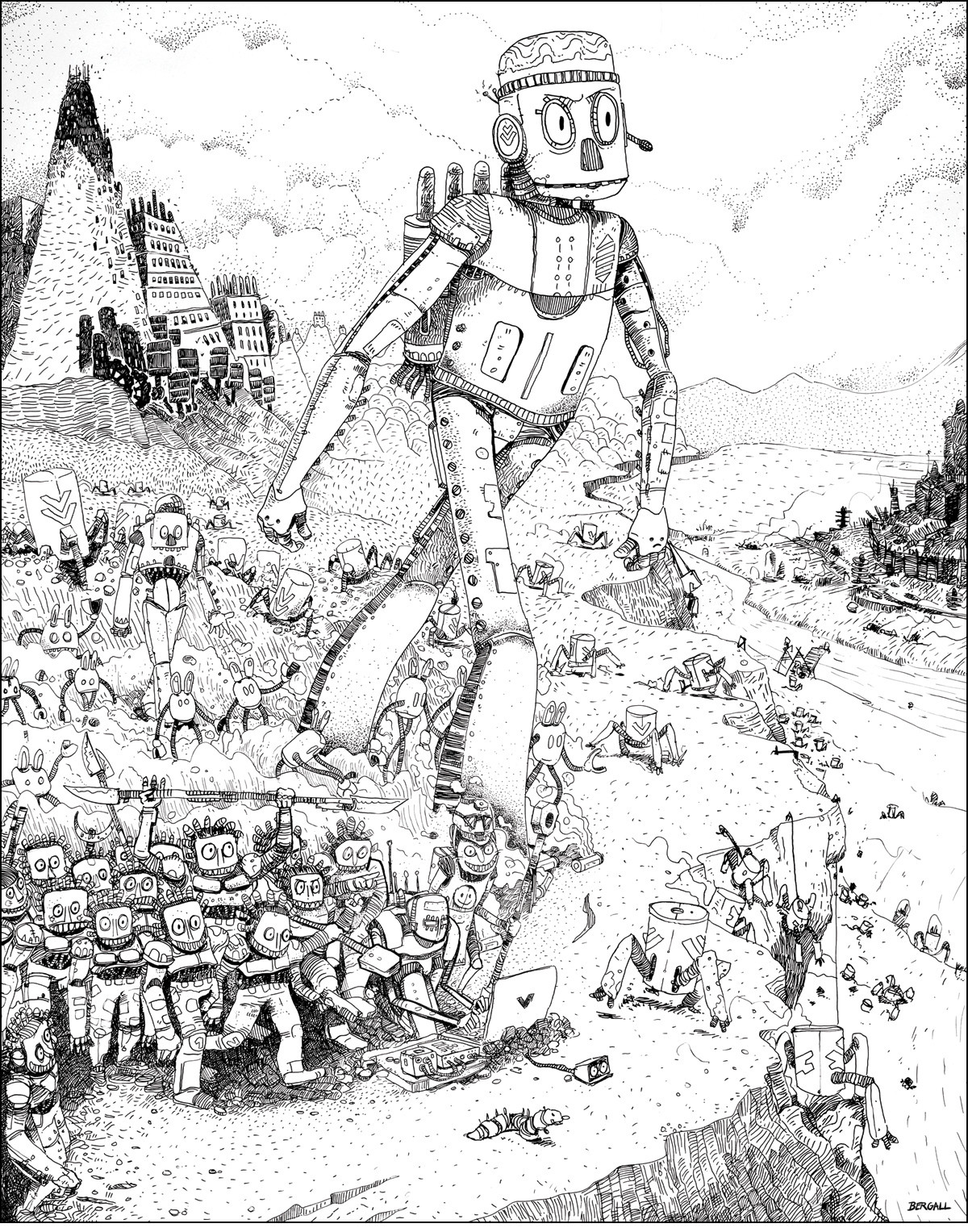 ArtStation - Robot Attack