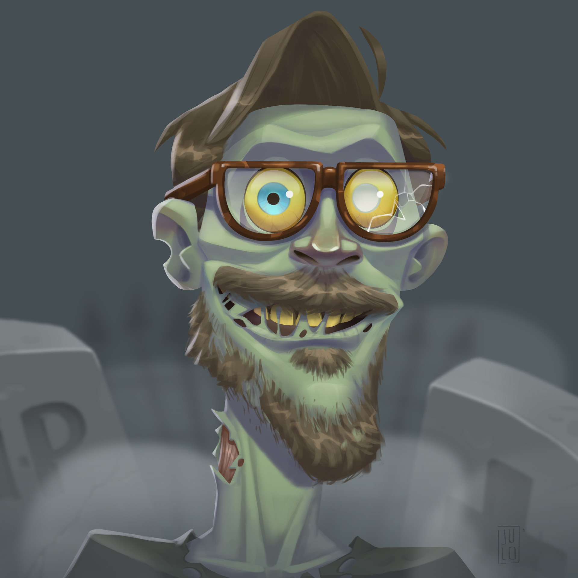 ArtStation - Zombie man