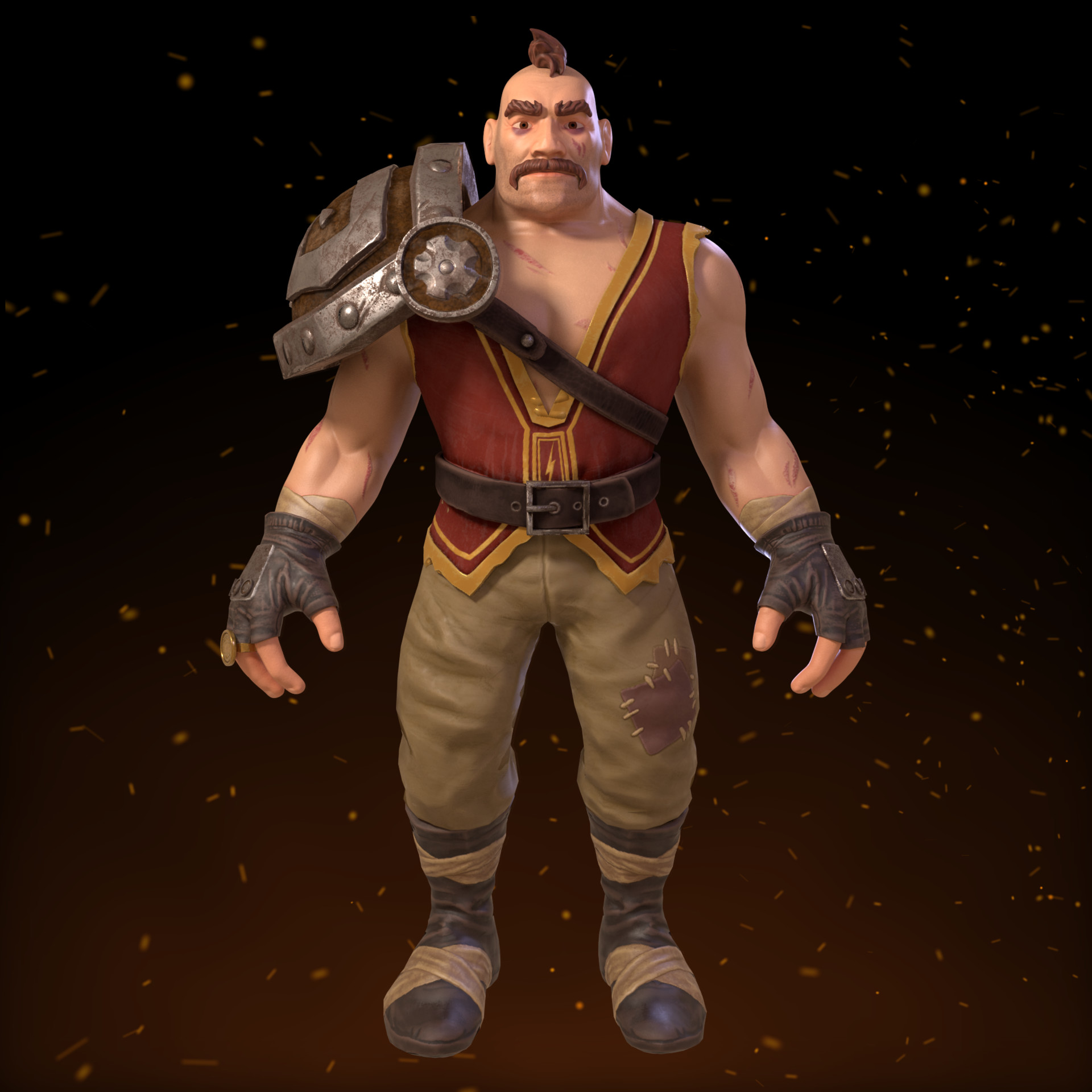 ArtStation - Dwarf Man