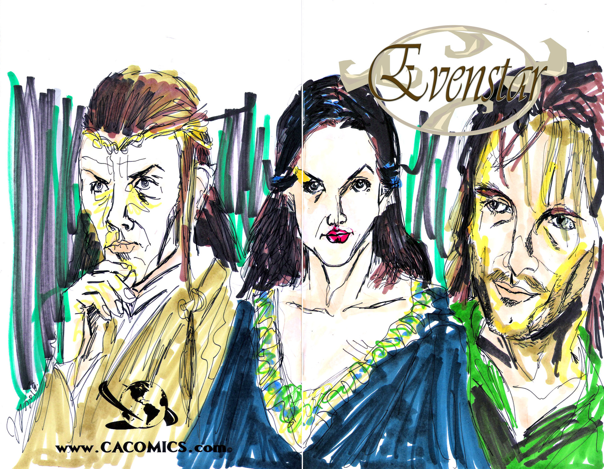 ArtStation - Evenstar Lotr fanfiction story and art by jose rodrigues art