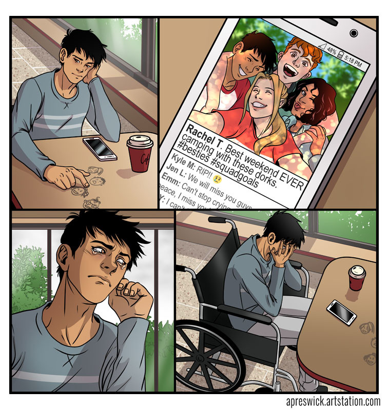 Allie Preswick Art - SOS Safety Magazine Comic