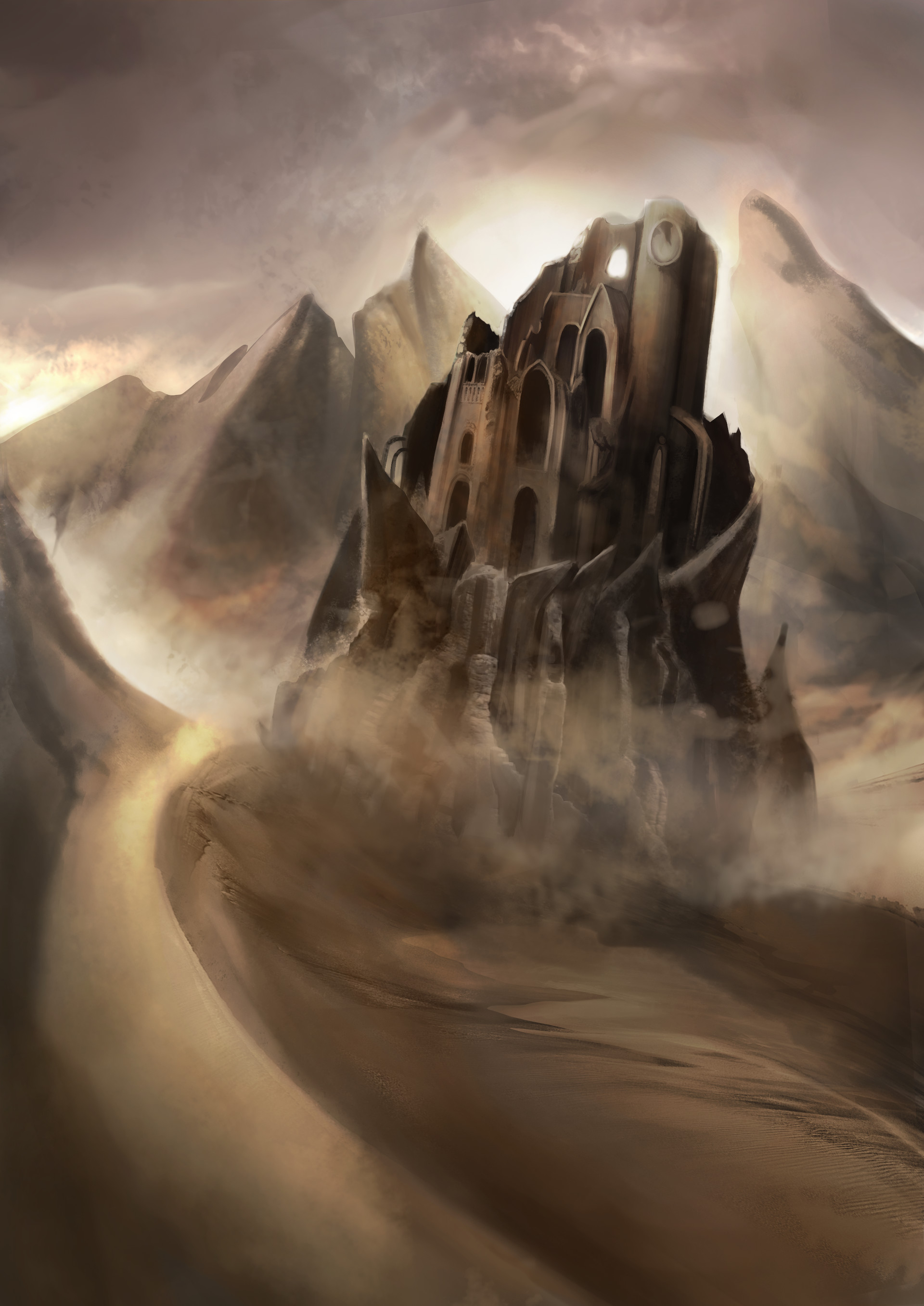 ArtStation - Desert ruins