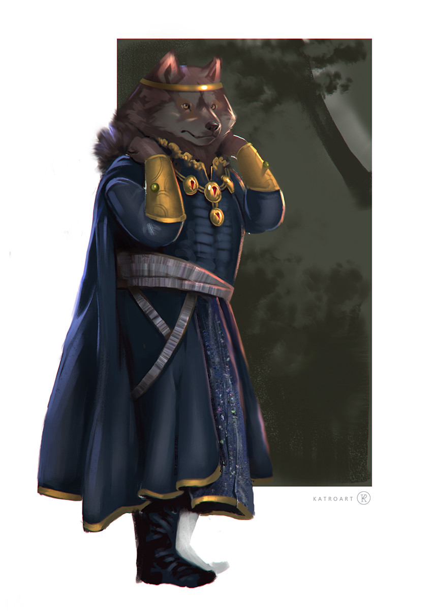 ArtStation - Wolf prince