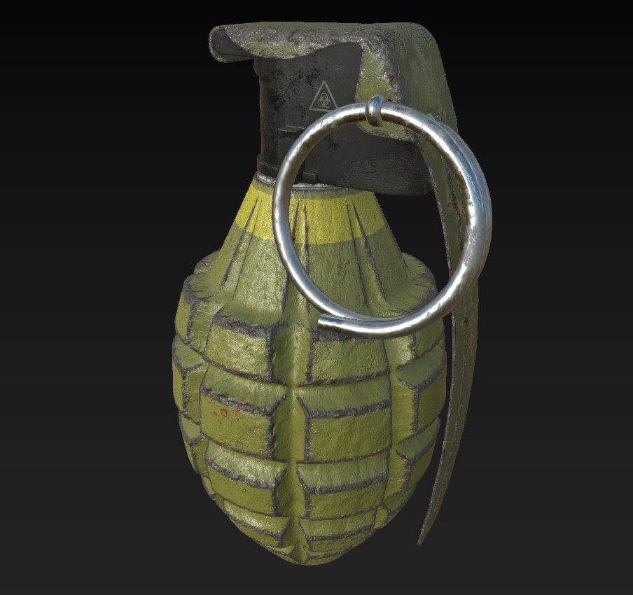 ArtStation - Hand grenade mapping