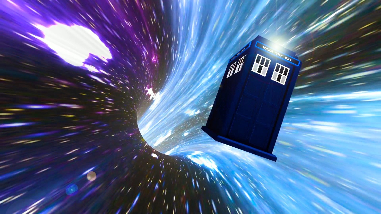 Curtis Ebanks - TARDIS Flying Through Time Vortex - VFX Test