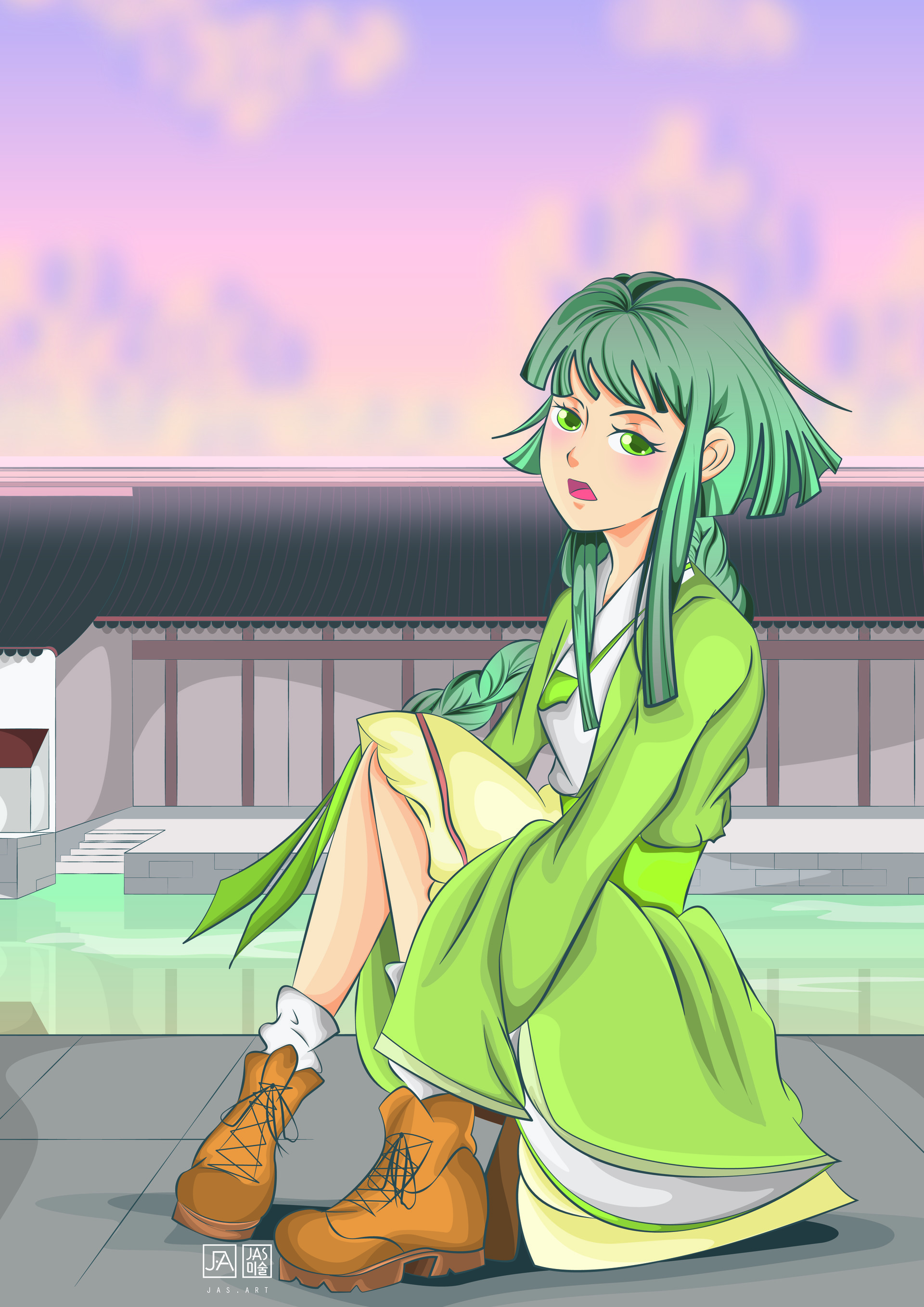 ArtStation - Asian Girl