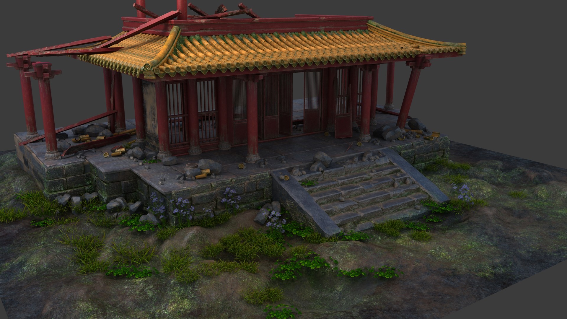 ArtStation - Chinese Old Building