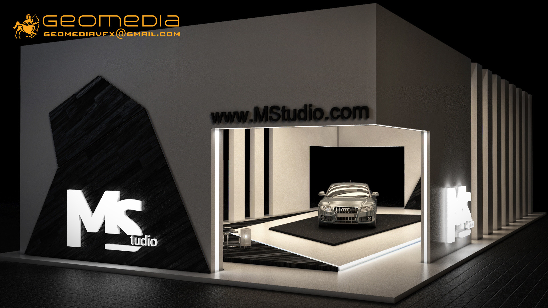 ArtStation - Stand idea for Car