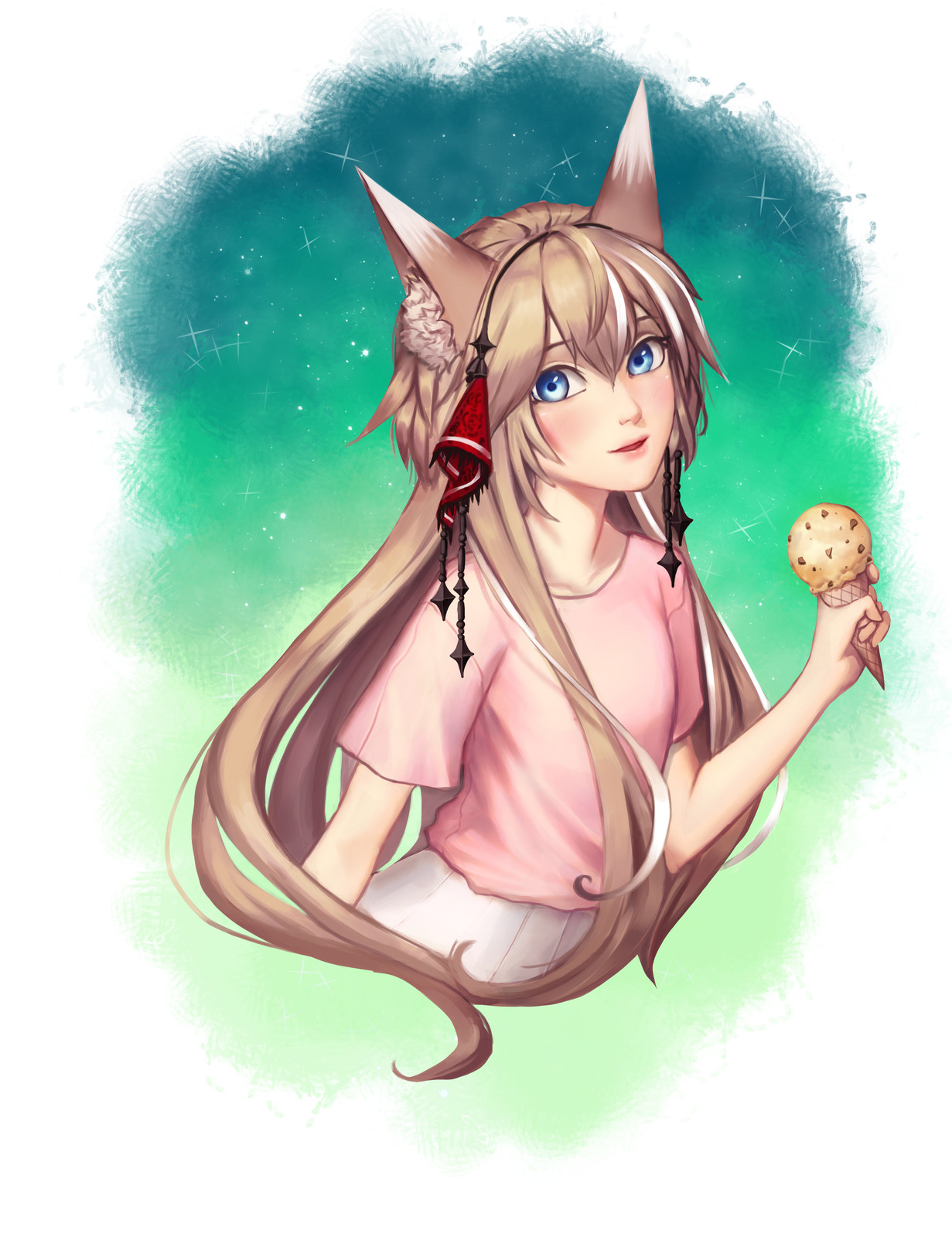 Ma. Meiilon - Fanart Flata original character by LOWRN 3