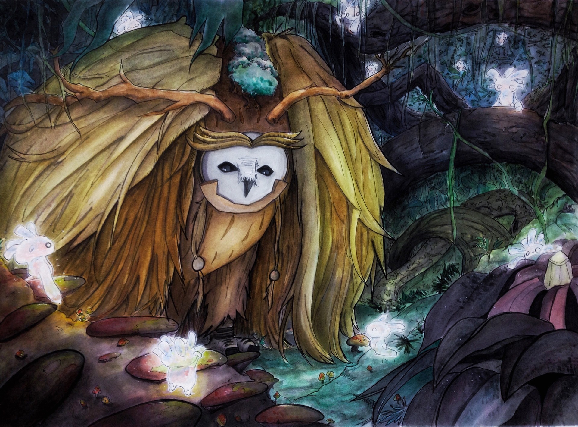 ArtStation - Forest Spirits