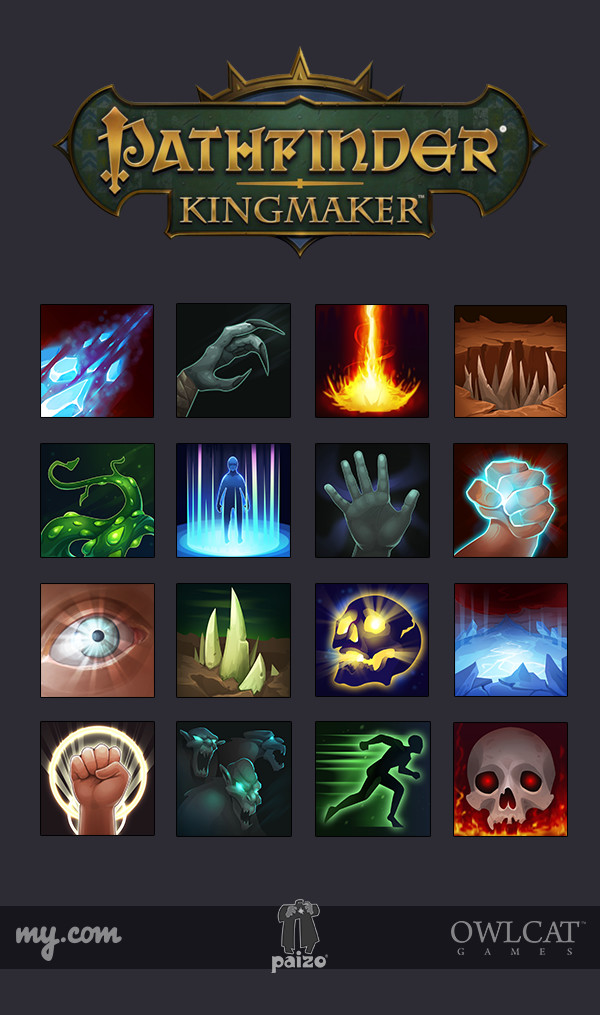 ArtStation - Ability Icons. Pathfinder: Kingmaker