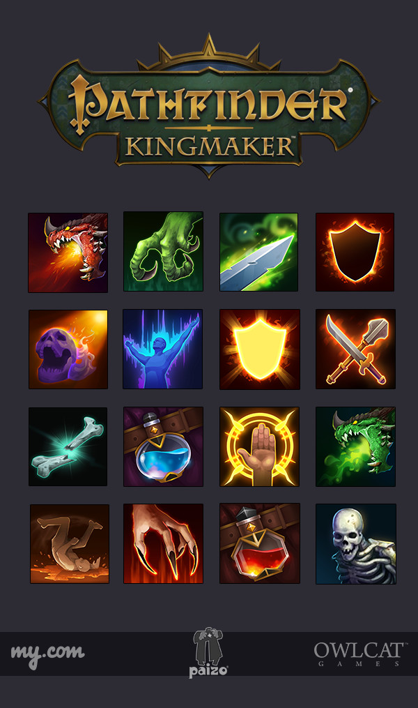 ArtStation - Ability Icons. Pathfinder: Kingmaker