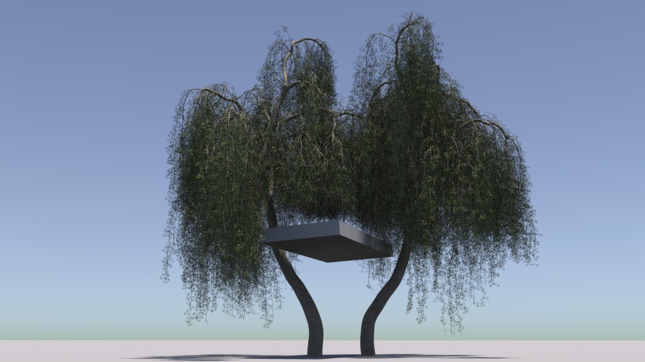 David Bertin - Houdini experiments : Procedural tree - various tests