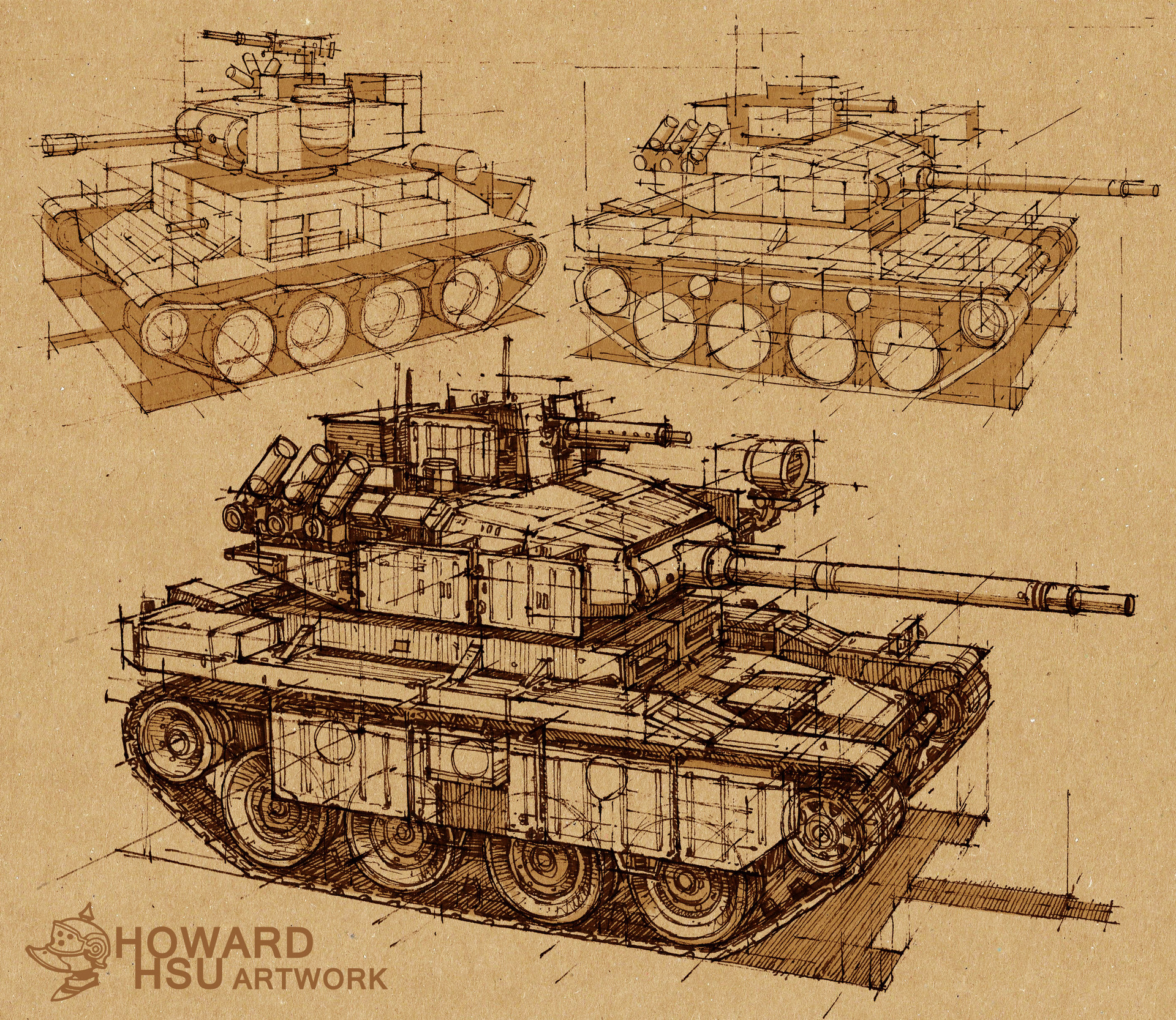 ArtStation - tank study