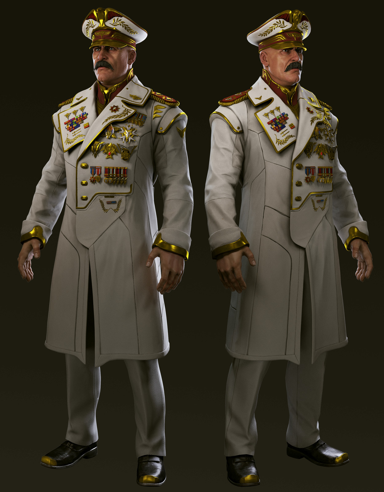Georgi Georgiev - Dictator General low poly