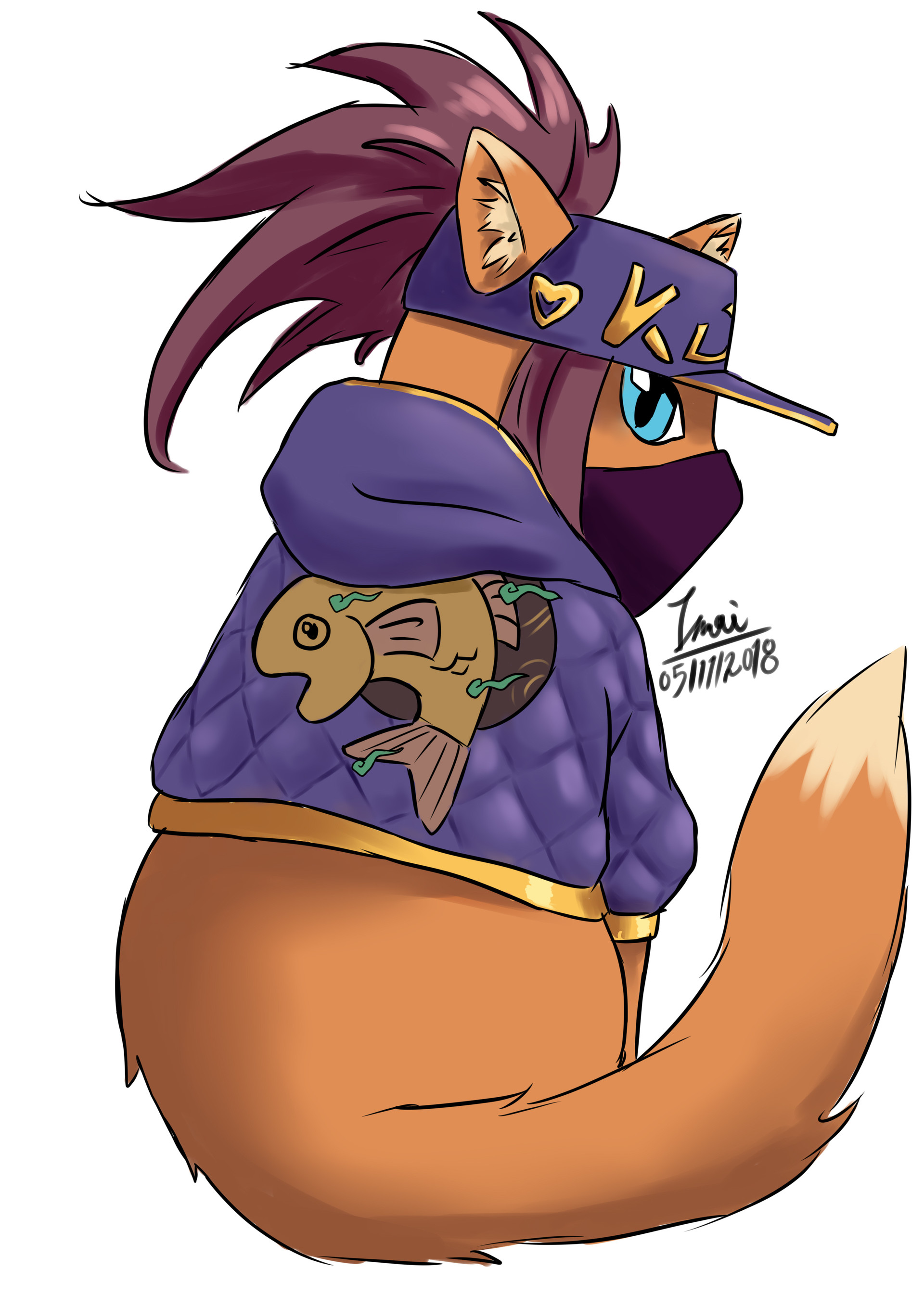 ArtStation - K/DA Akali (cat ver)