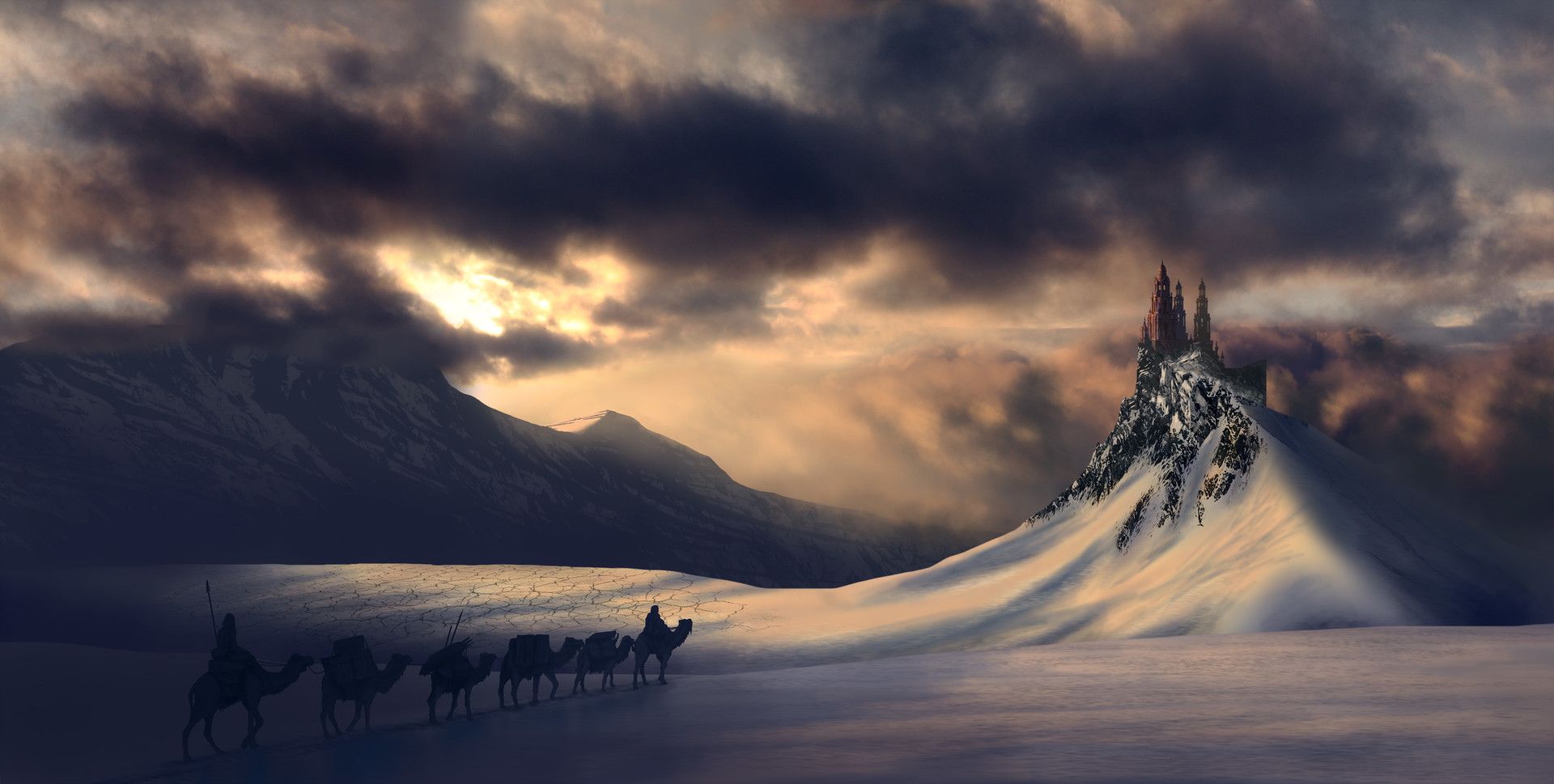 ArtStation - Snow citadel