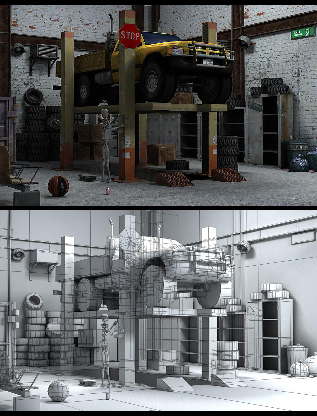 ArtStation - car Workshop
