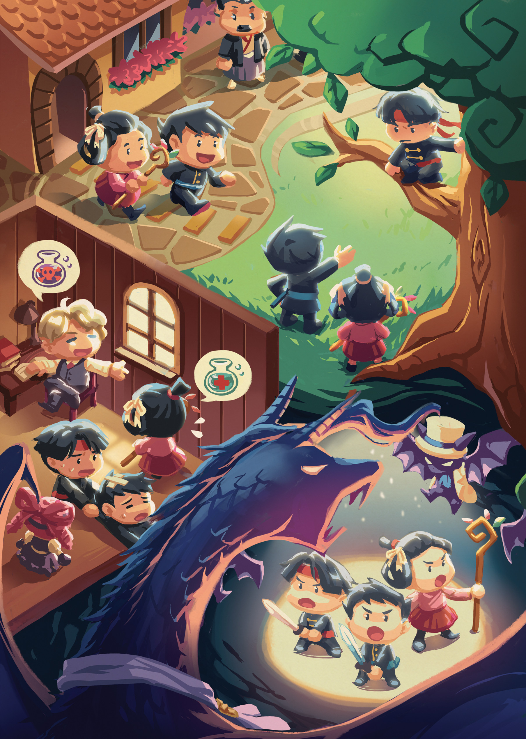 ArtStation - Tiny adventurers