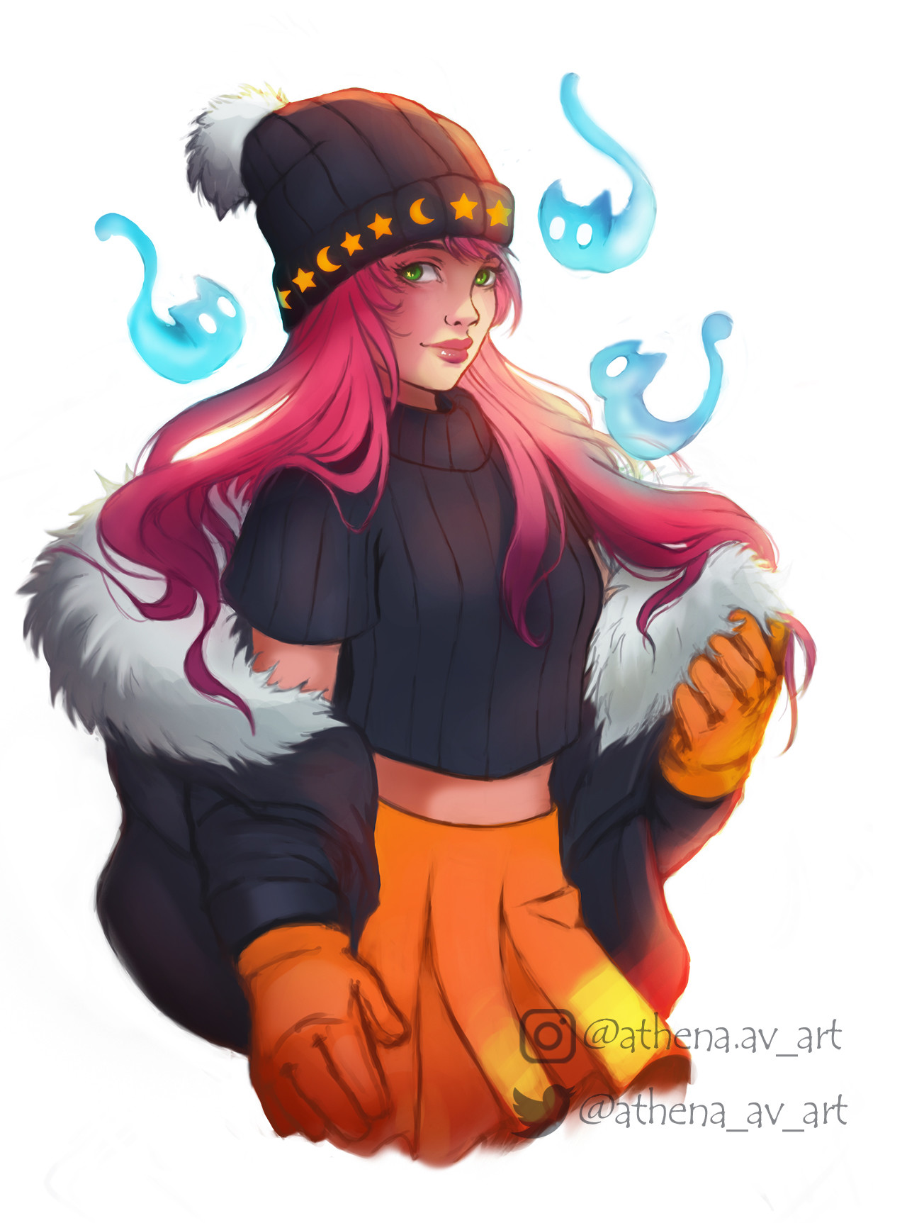 ArtStation - OC Minerva - Winter outfit
