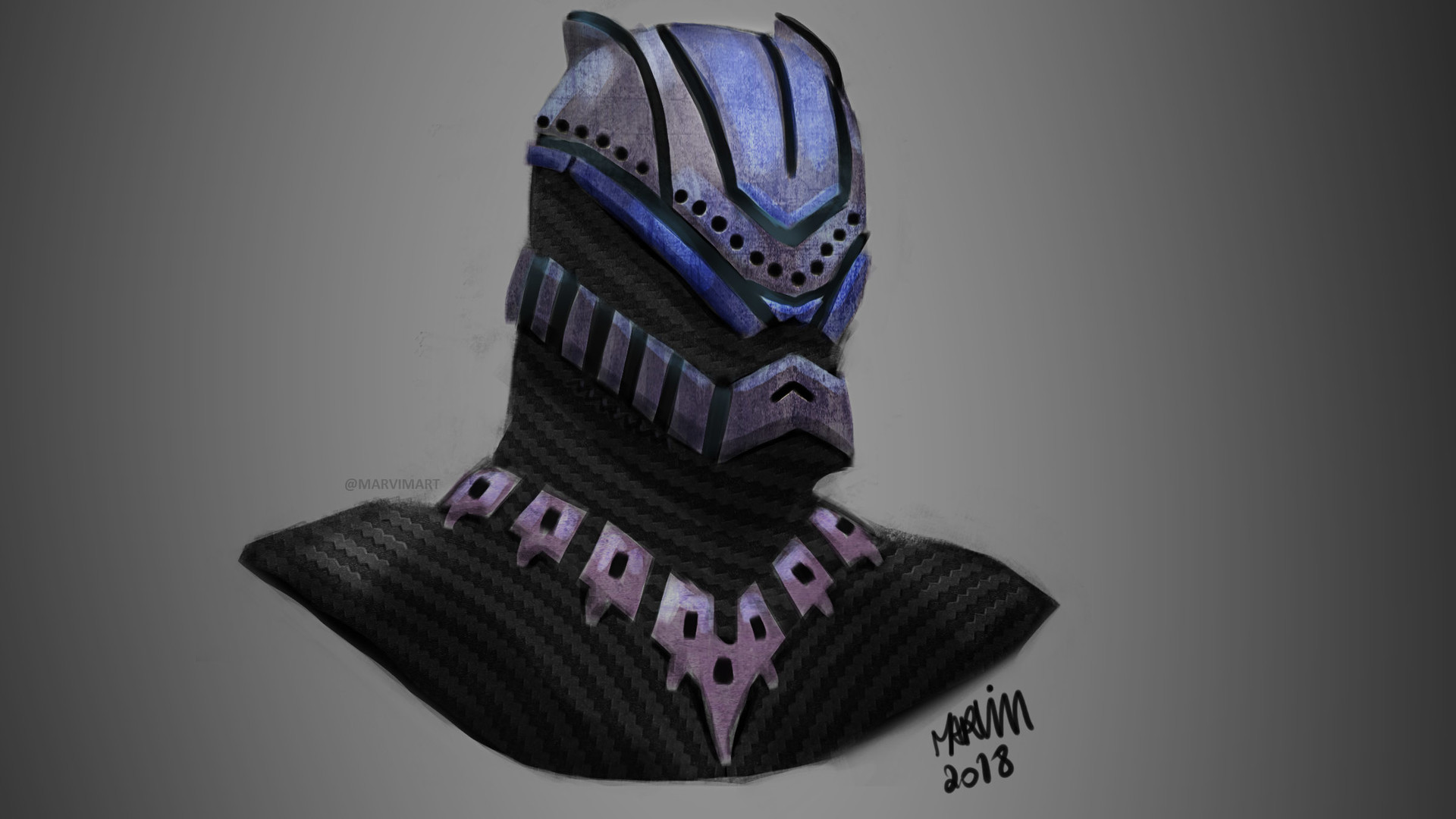 ArtStation - Black Panther costume (my version)