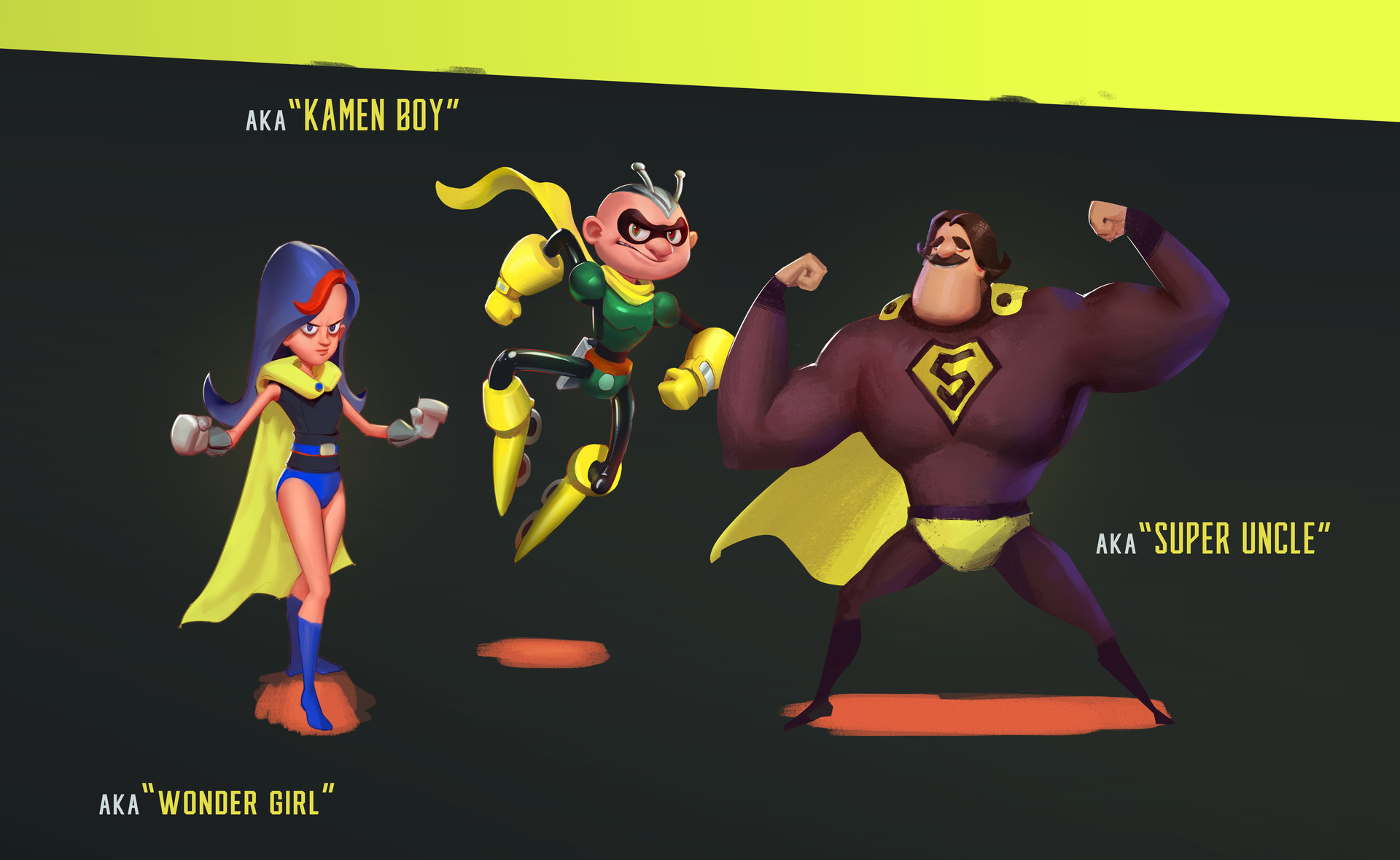 ArtStation - super heroes