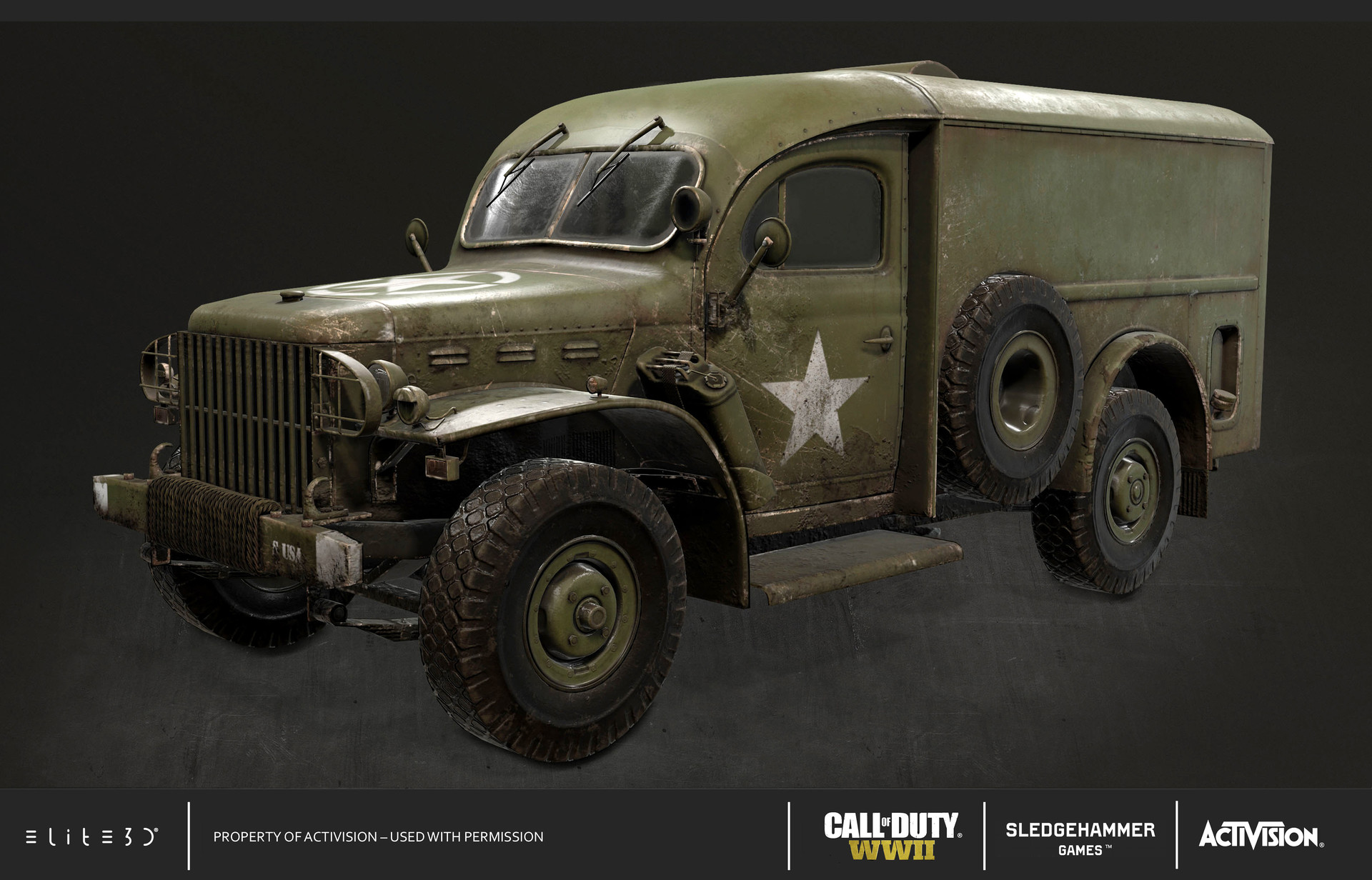 Joaquin Otazu Zunzunegui - Call of Duty: World War II - USA Vehicle