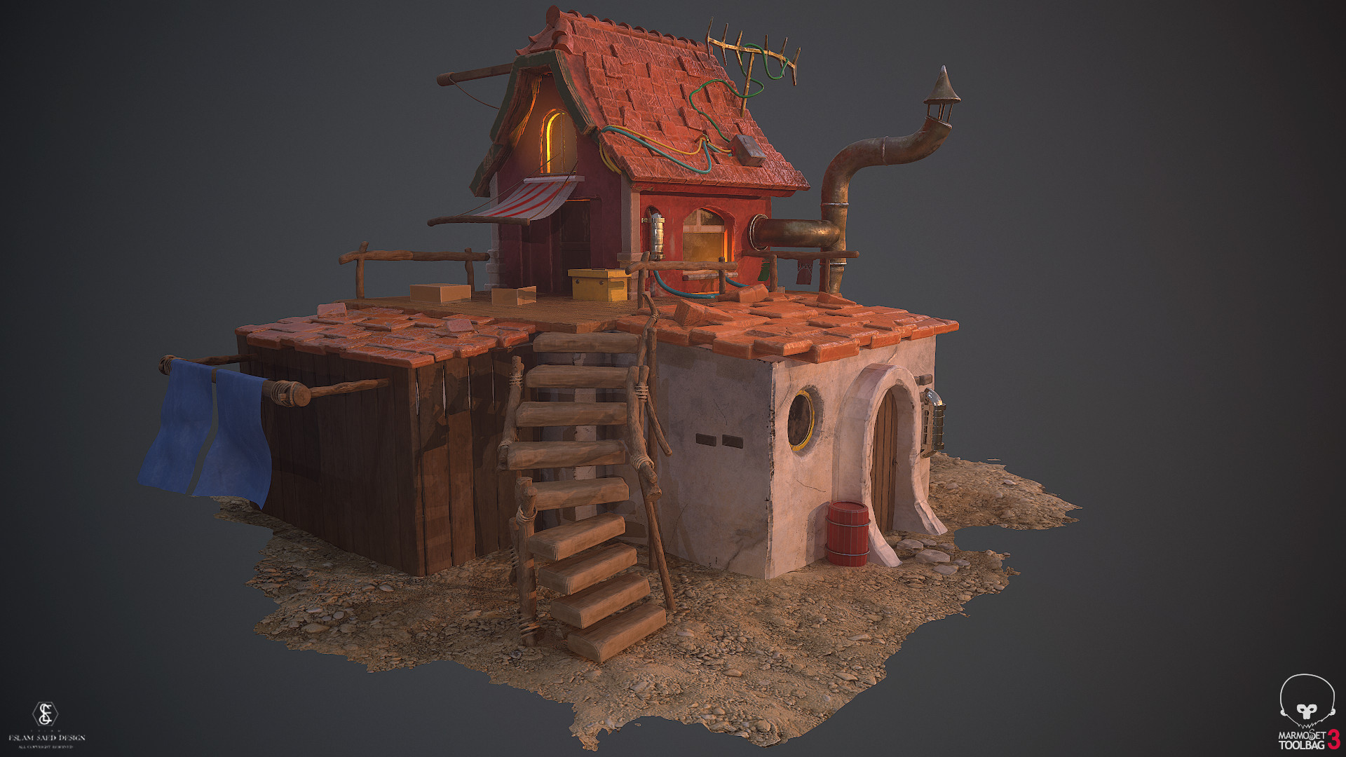 ArtStation - Stylized House