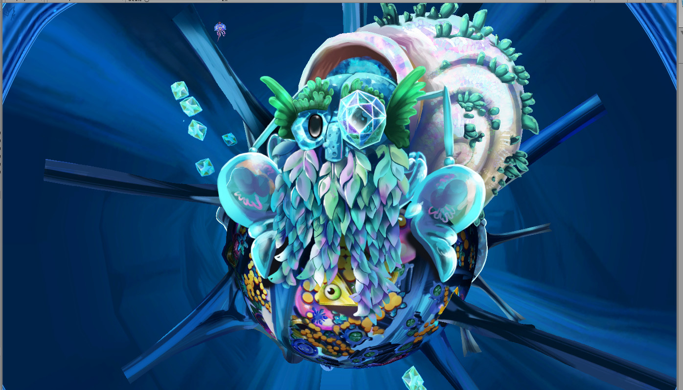 Lauriane DA SILVA - Crystal Boss - Idle Animations