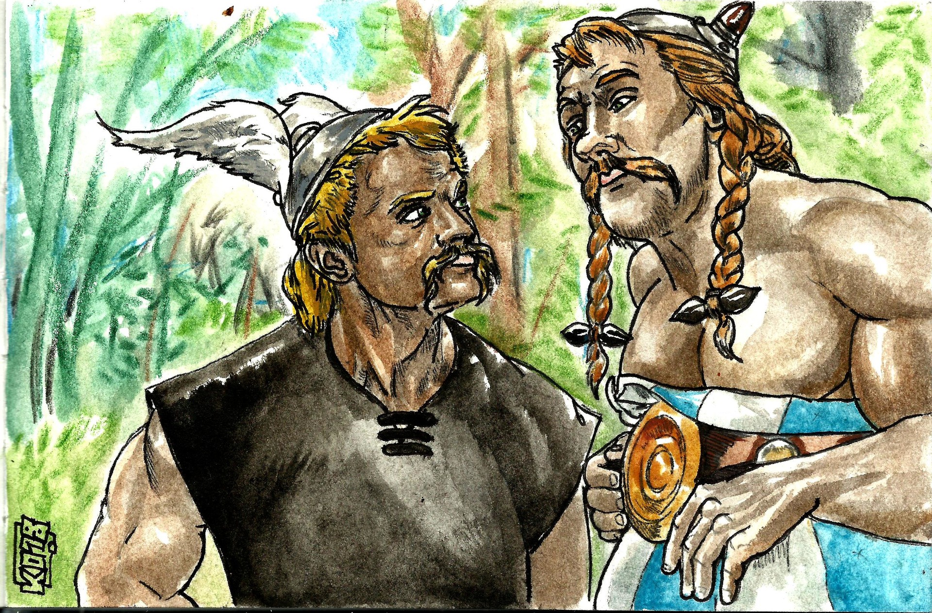 ArtStation - asterix & obelix