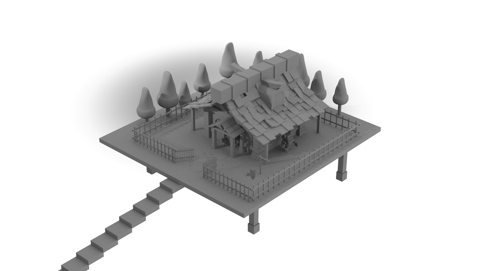 ArtStation - 3D house