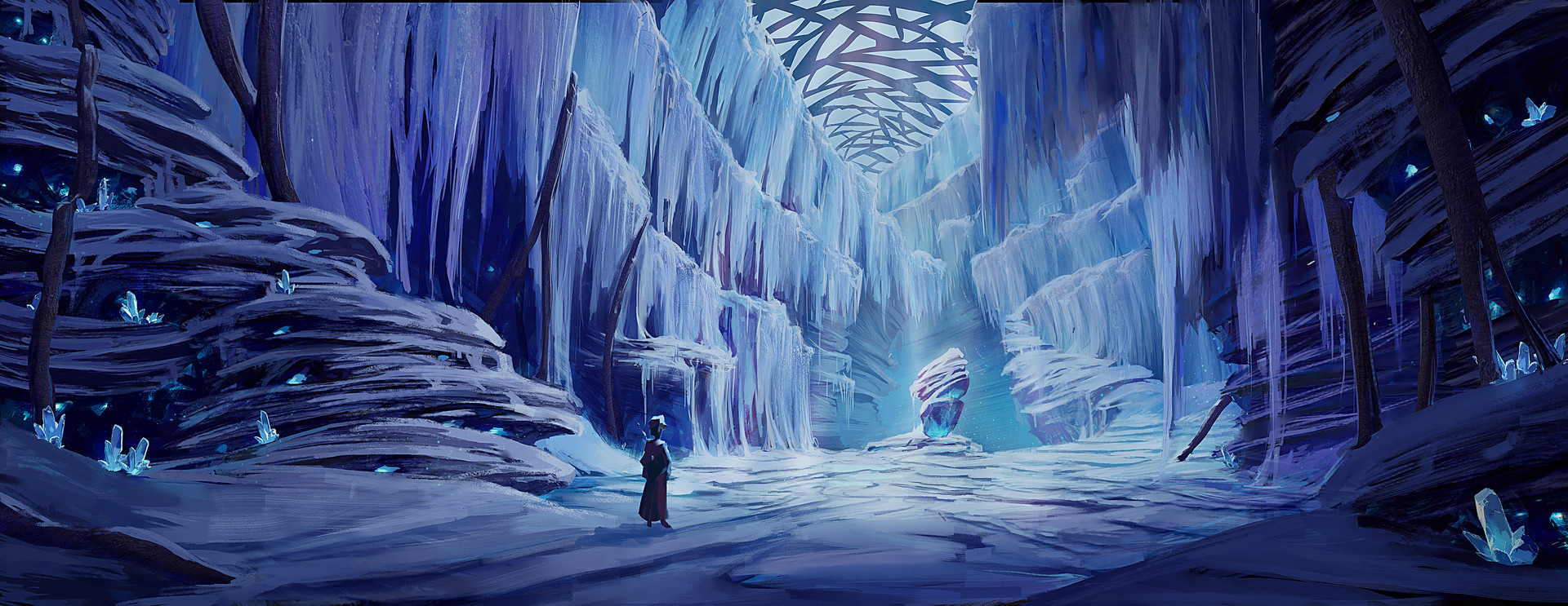 ArtStation - Frost forest