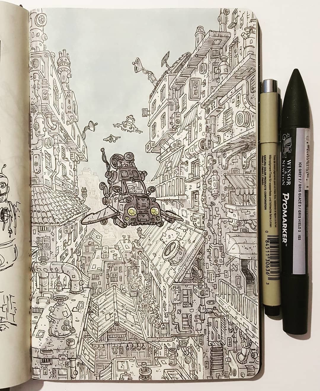 ArtStation - Flying through buildings.