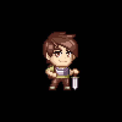 ArtStation - Pixel monster-男冒险者 Male adventurer