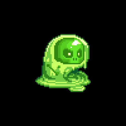 Rex Cat - Pixel monster:Venom slime