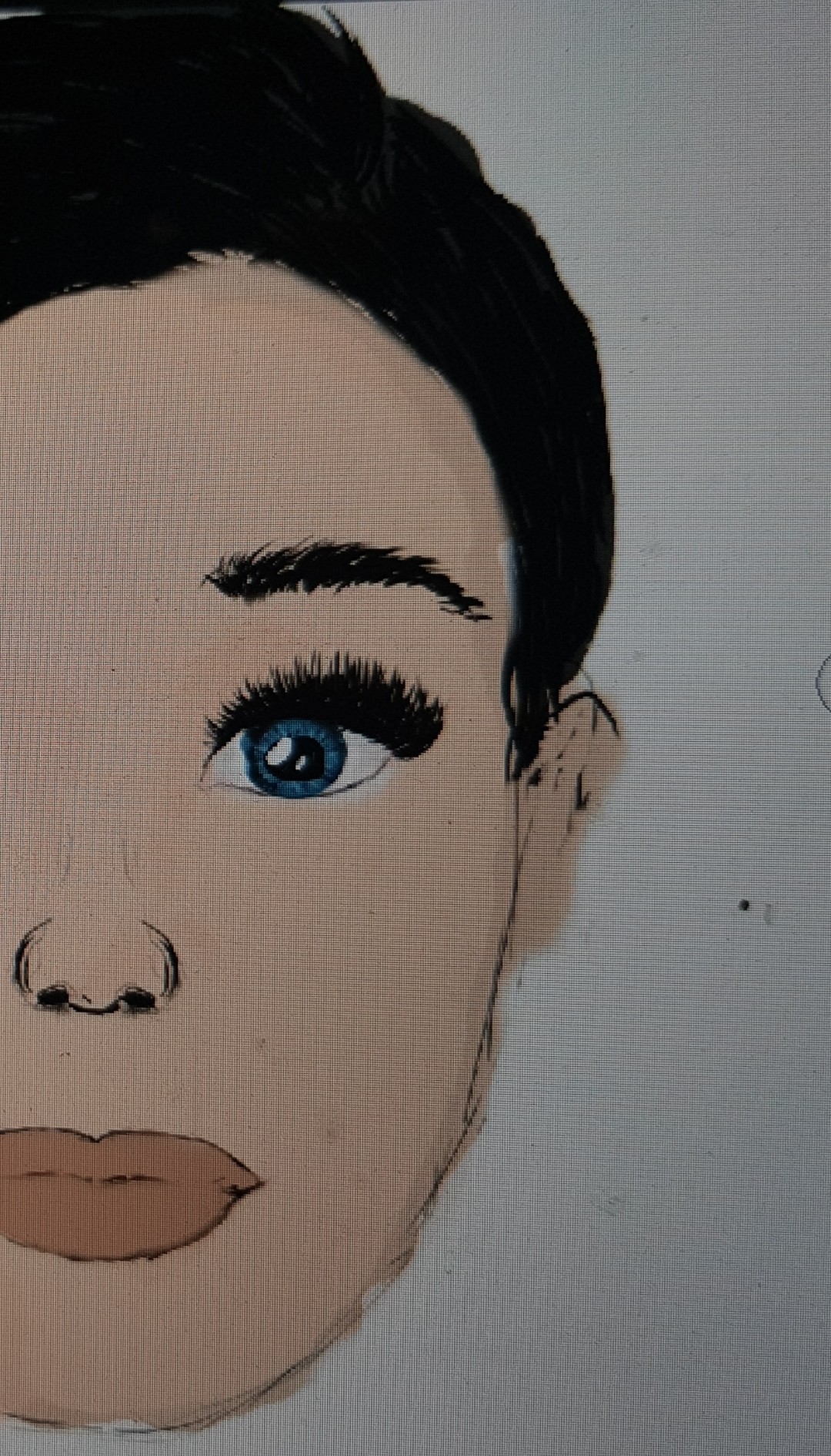 Rehab Ashraf - Beautiful Girl Drawing art