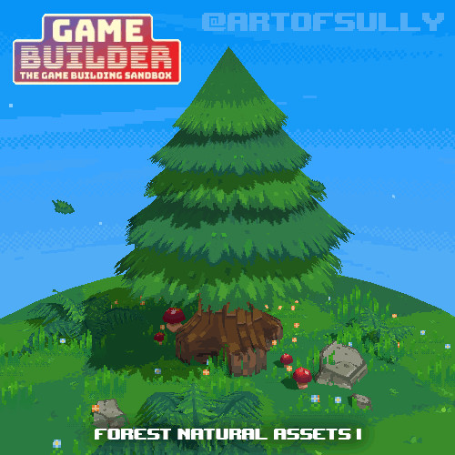 ArtStation - Forest Natural Assets 1 (assets for 'Game Builder')