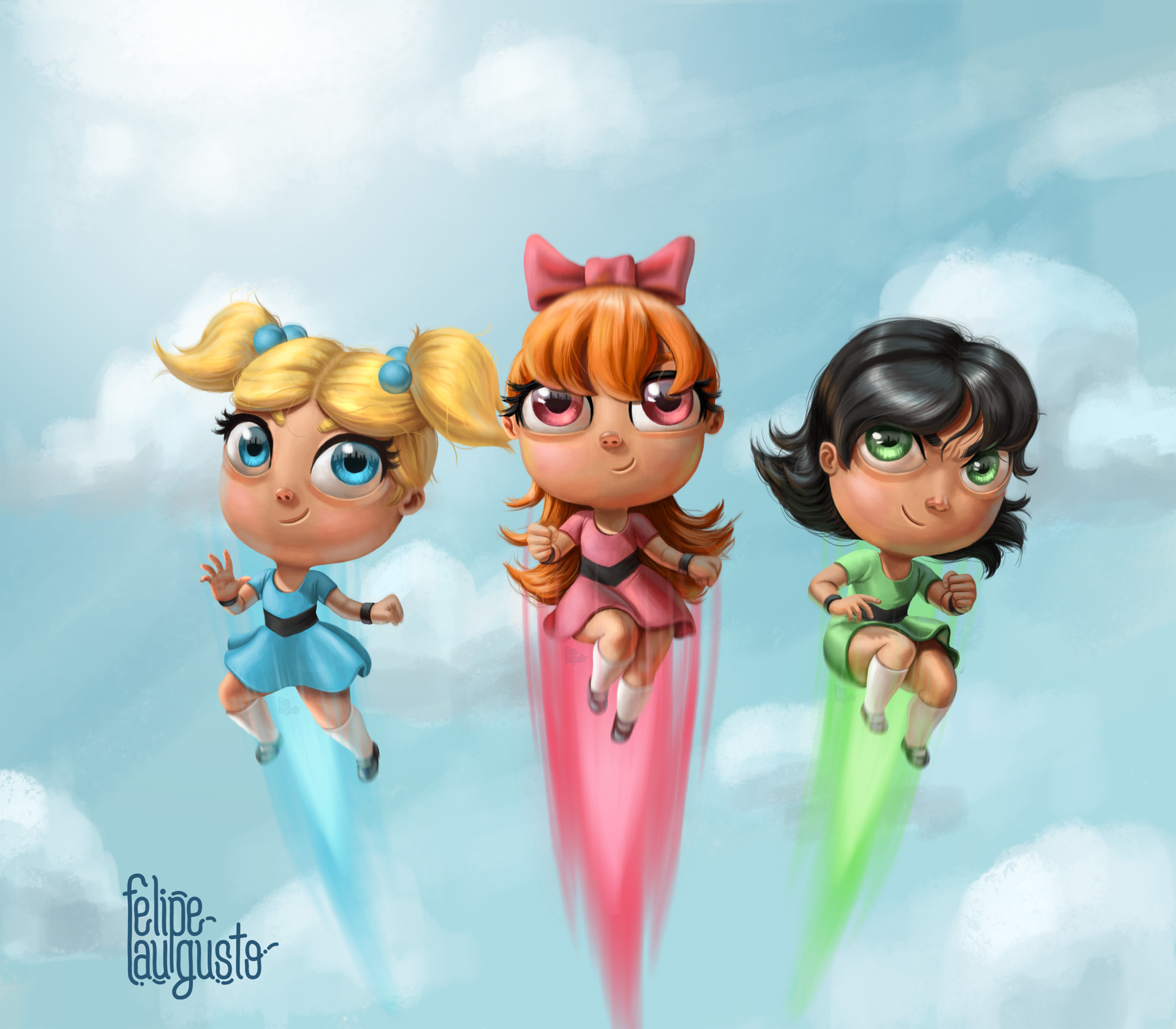 Artstation The Powerpuff Girls
