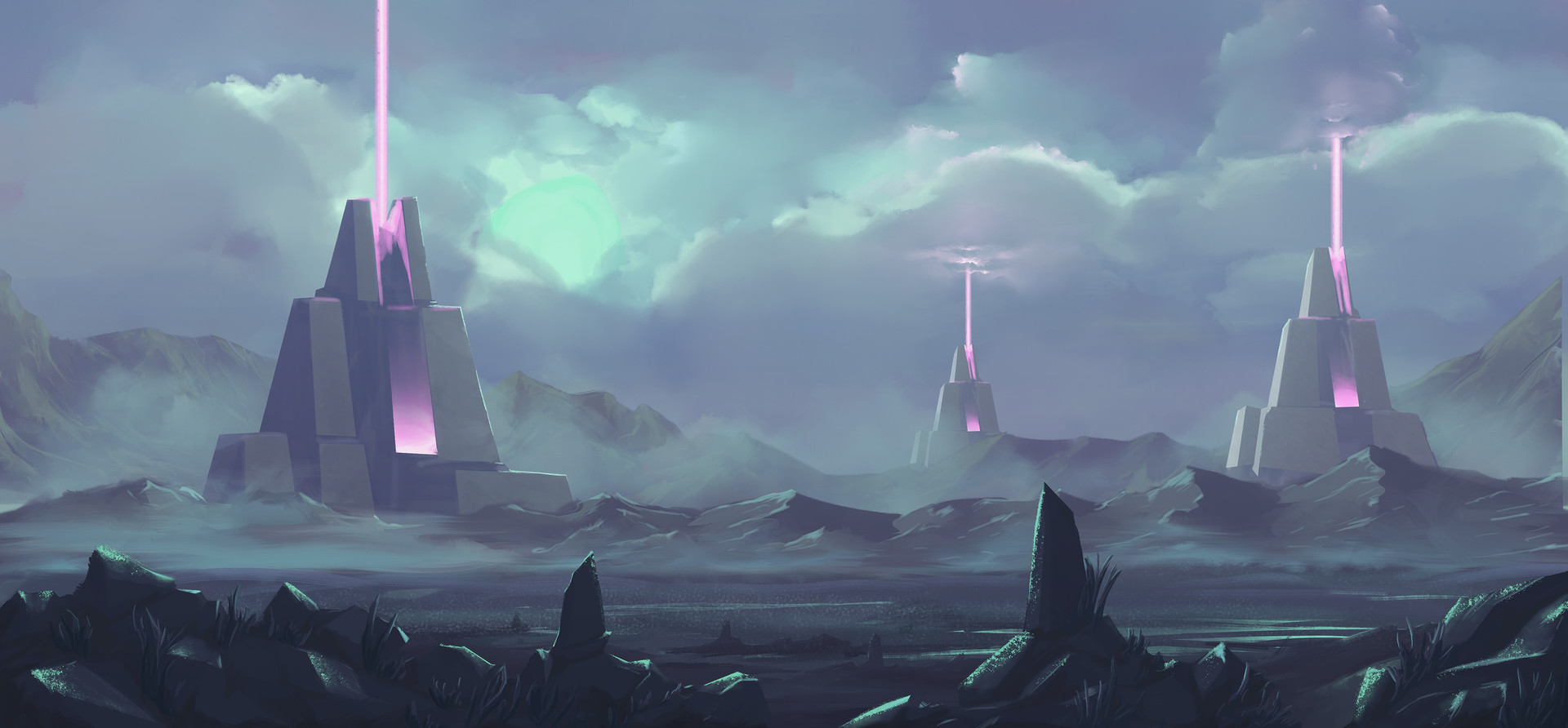ArtStation - Concept Art - Alien Temples