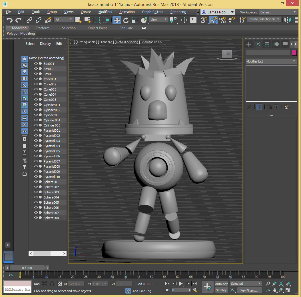 Knack Character Select